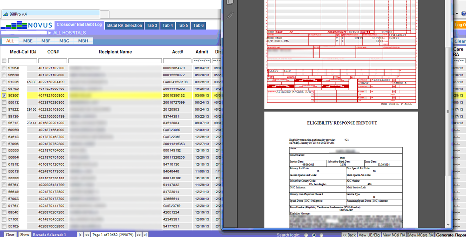 Novus Health Systems Medicare Bad Debt Log Novus Health Systems Medicare Bad Debt Log